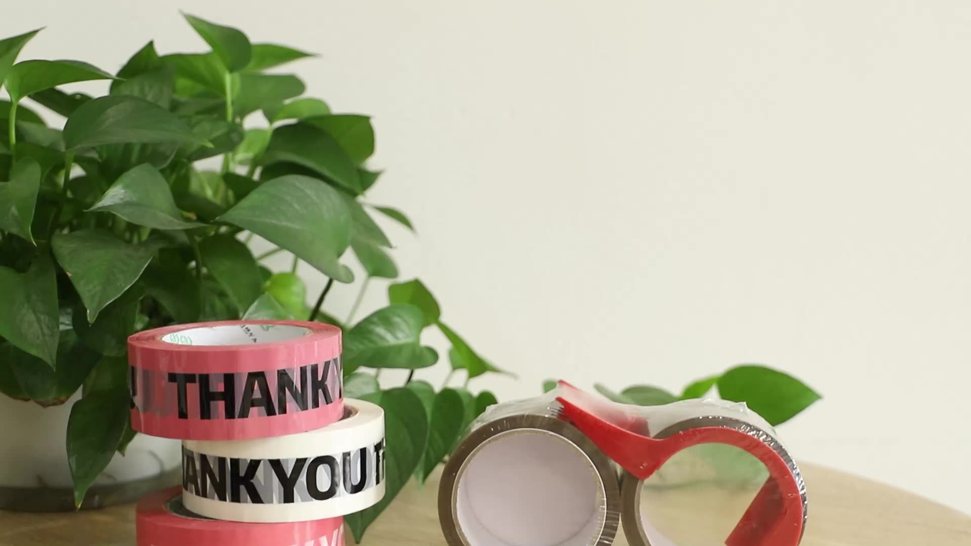 Adhesive Customize Custom Printed Packaging Opp Transparent Bopp Logo ...