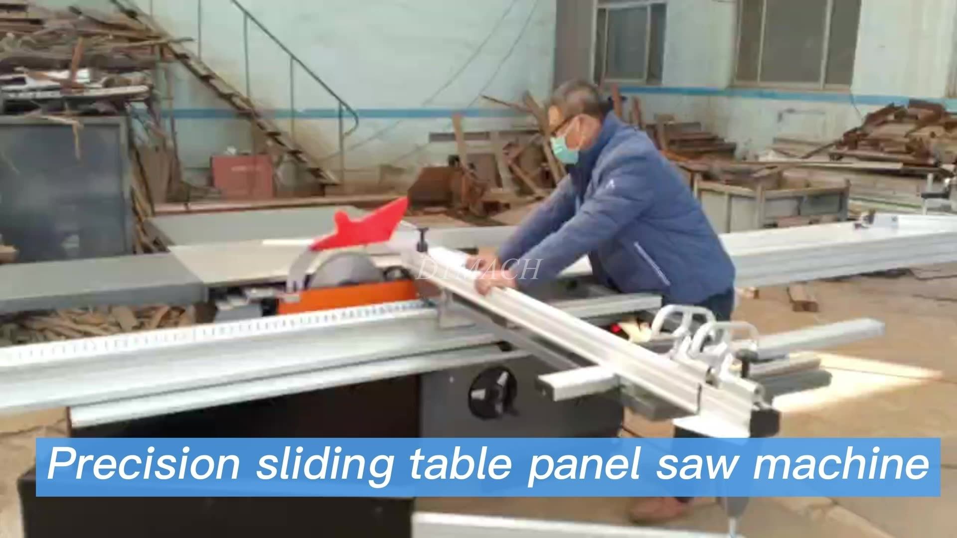 Dtmach Sliding Table Saw Machine Woodworking Automatic Plywood Cutting ...
