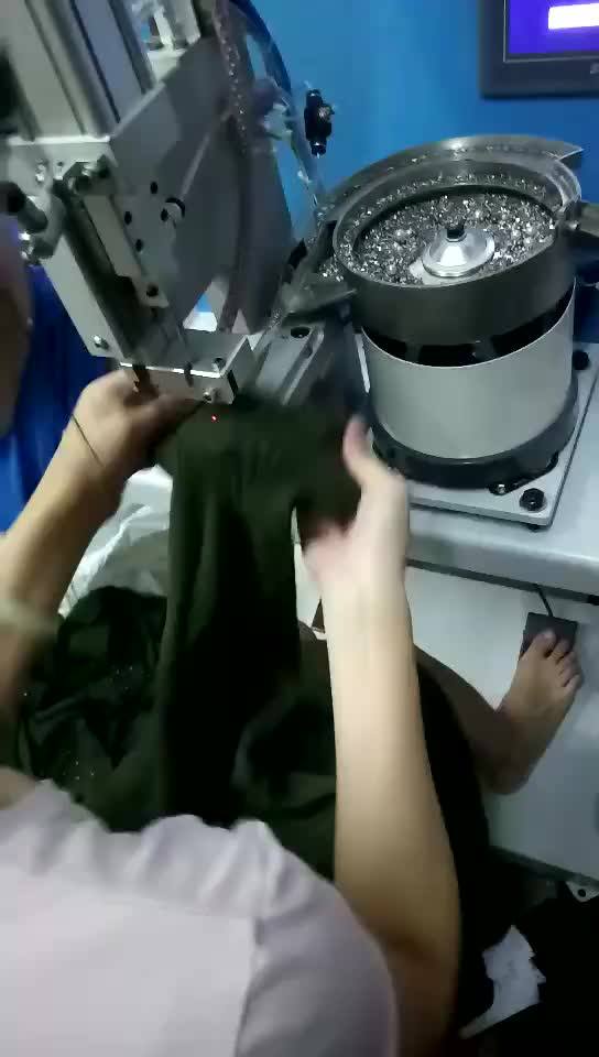 Large Small Scale Clothing Factory Using Industrial Button Sewing ...