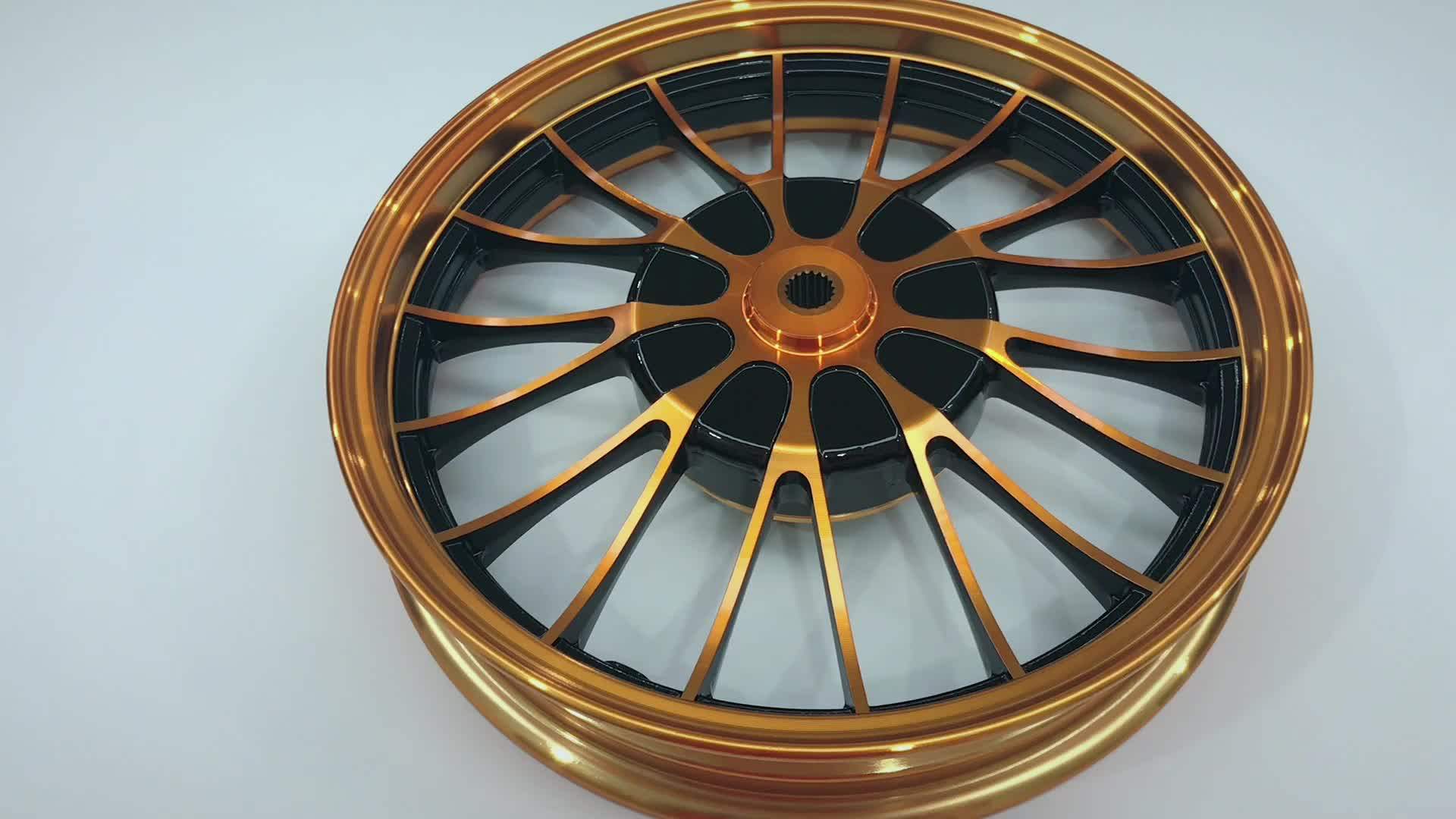 Gold Motorcycle Front/rear Modified Wheel Rims Aluminum Alloy Wheels ...