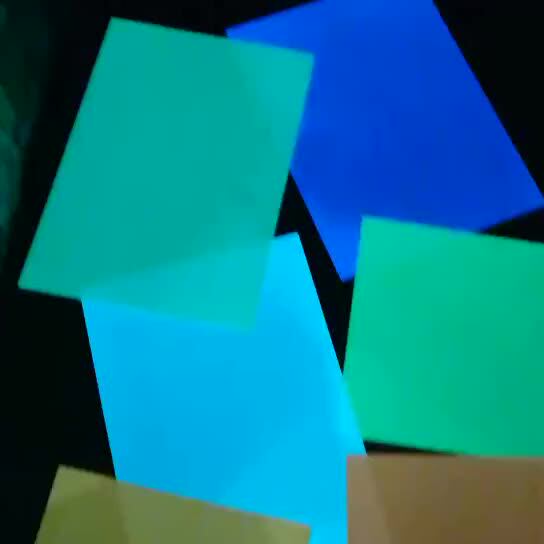 Sample Free Pvc Decoration Glow In The Dark Wall Paper Luminous Sticker ...