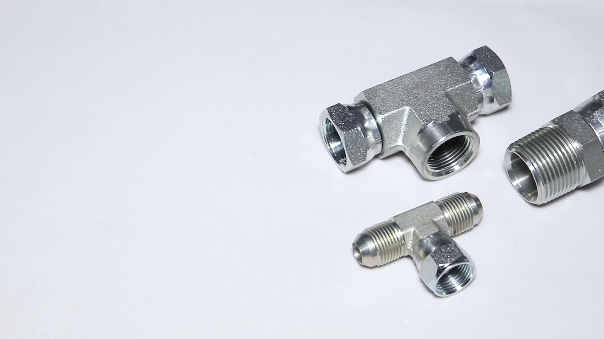 Stainless Steel / Steel Straight Male Jic X Female Jic Swivel Thread ...