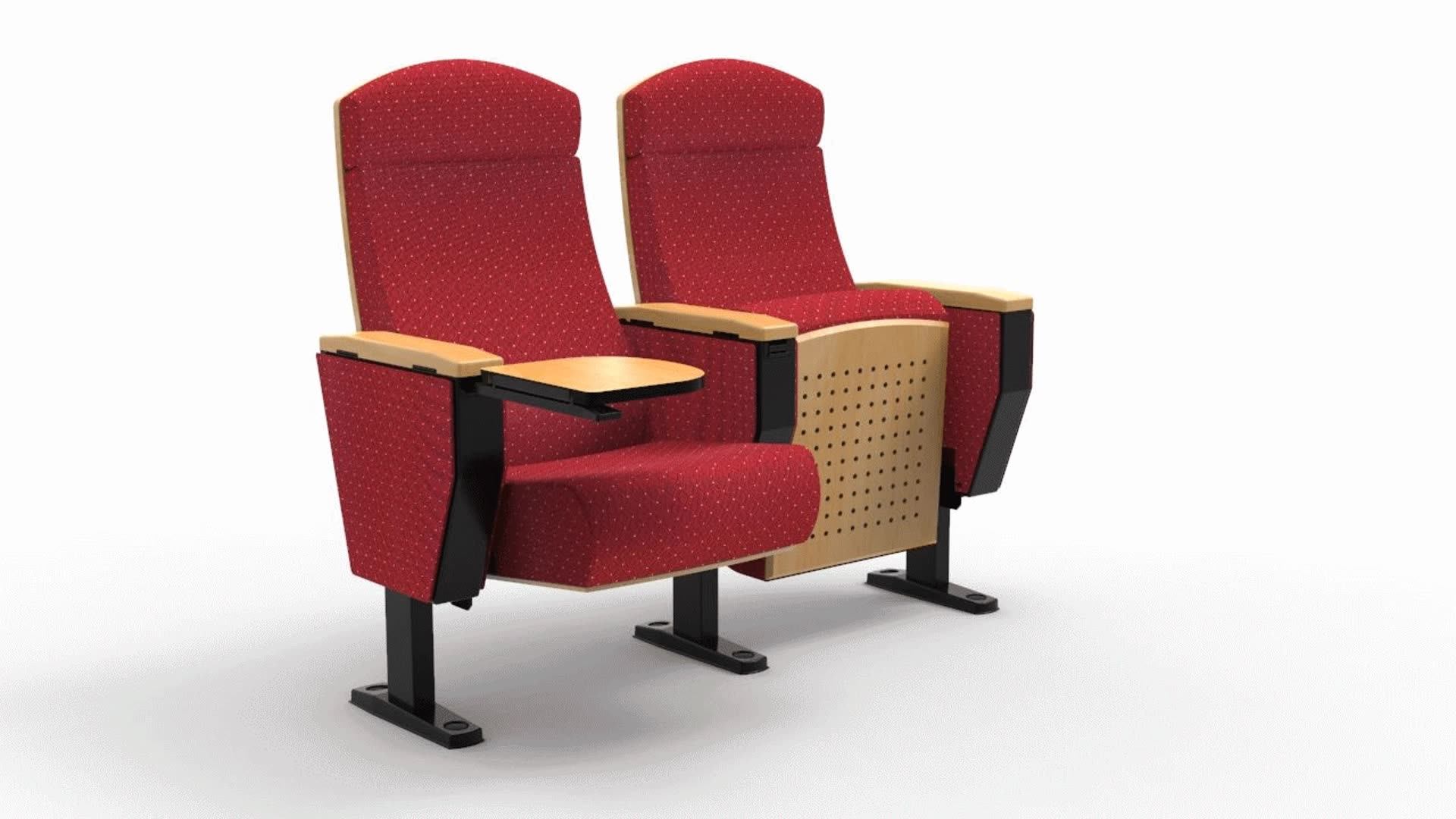 Leadcom Tip Up Wooden Outerback Theater School Lecture Hall Seating ...