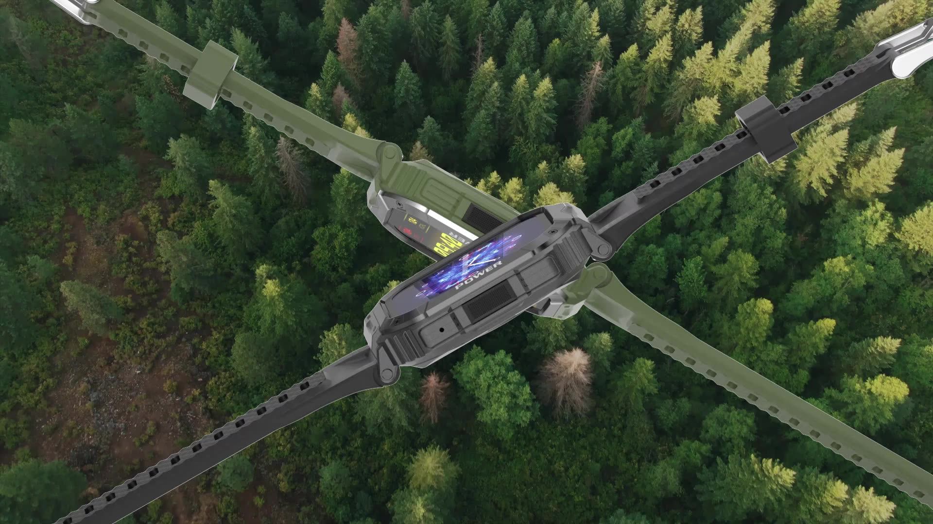 V50 Hd Color Screen Dynamic Heart Rate Monitoring Compatible With ...