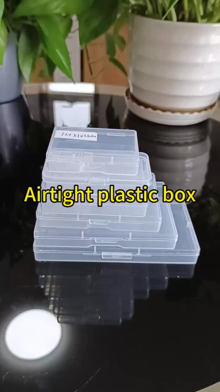 High Quality Rectangular Empty Mini Clear Plastic Organizer Storage Box ...