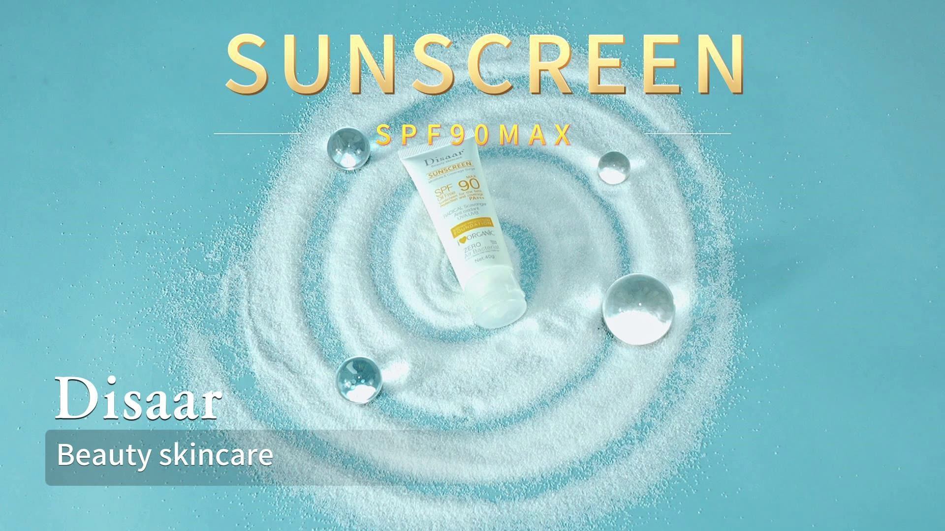 Disaar Best Solar Cream Face Organic Foundation Sunscreen Spf90 ...