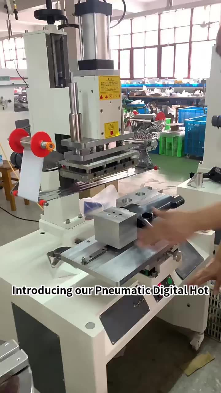 Full Automatic Paper Passing Bronzing Machine Leather Hot Stamping ...