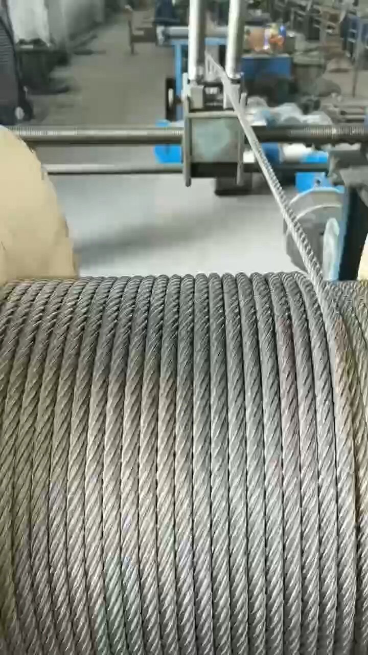 6*19 Steel Wire Rope 3mm-16mm Hot Dip Galvanized/electric Galvanized ...