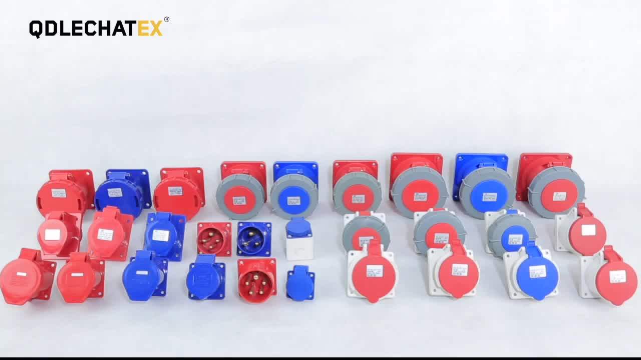 Type 013 Ip44 220v 250v 3 Pin 16a Waterproof Plug - Buy 2p E Electrical ...