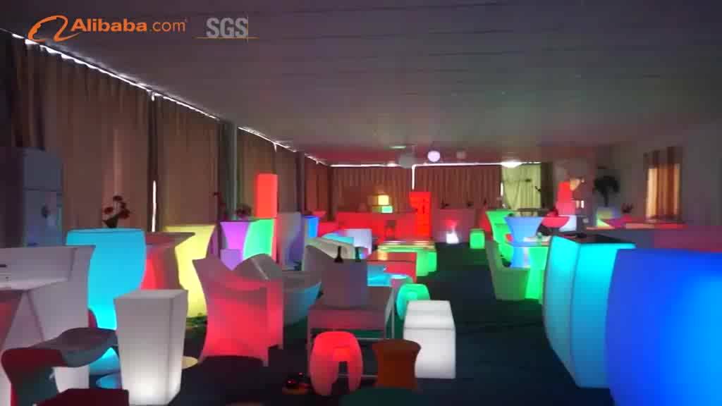 Outdoor Glowing Bar Nightclub Luminous Mobile Home Furniture Set Led ...