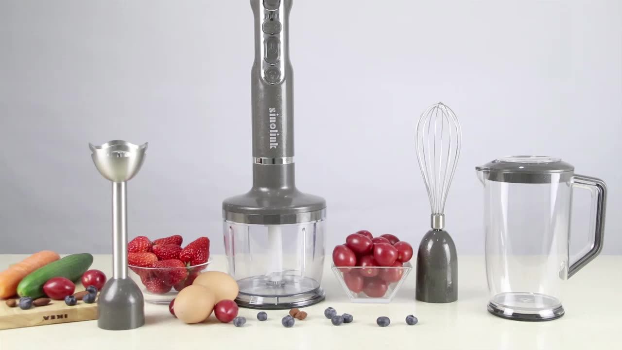 Cordless Rechargeable Battery Hand Stick Blender Mixer Chopper - Buy ...