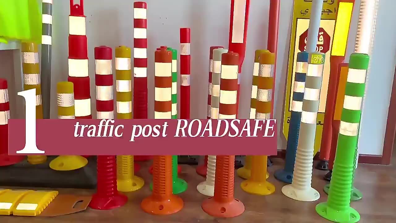 2024 High Quality Flexible Post Pvc Plastic Warning Traffic Delinator ...