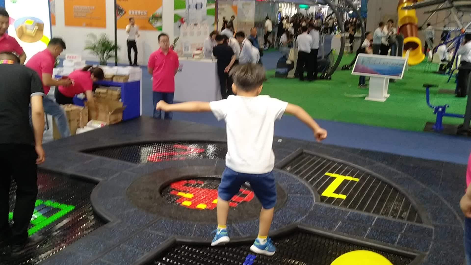 Recreational Playground Trampolines - Buy Ground Trampoline,Outdoor ...