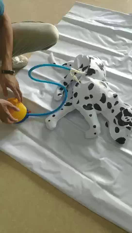 Cheap Inflatable Spotty Dog Model Toy For Kids Pvc Pet Dog Mannequin ...