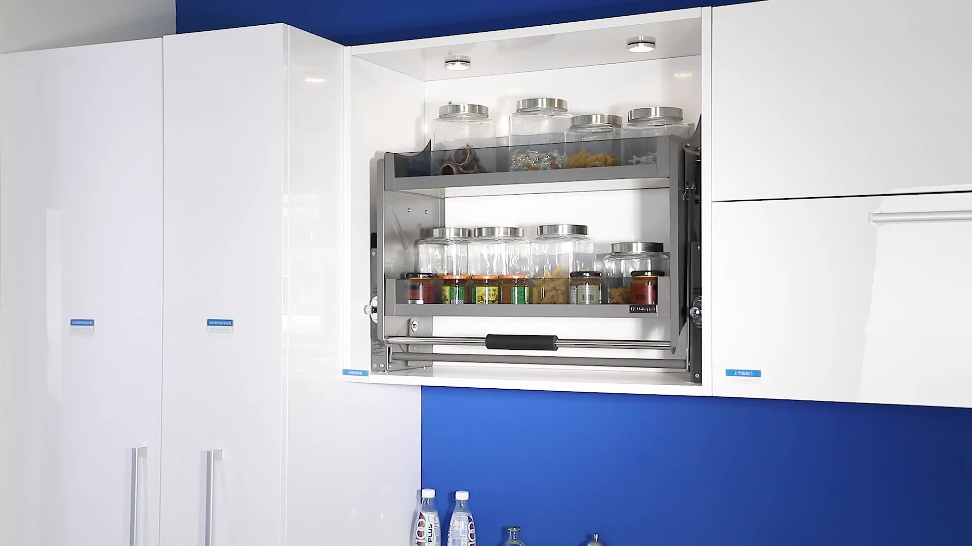 Unihopper Organization Kitchen Storage Cabinet Hardware Pull Down Lift ...
