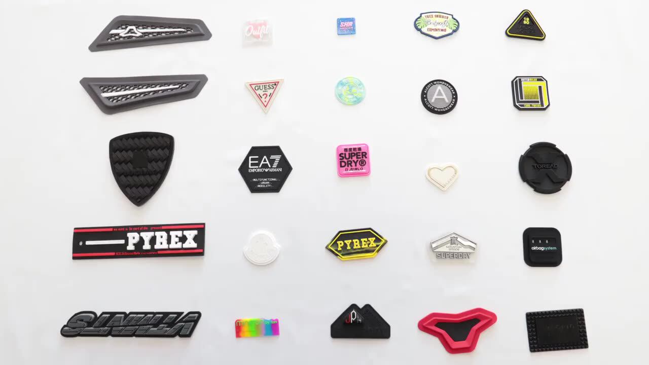 Eco-friendly Rubber Custom Patch 3d Silicone Pvc Garment Labels - Buy ...