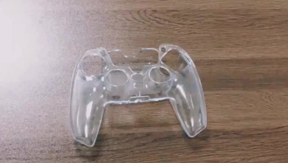 Tpu Clear Shell Case Joystick Grip Cover Sleeve For Playstation 5 Ps5 ...