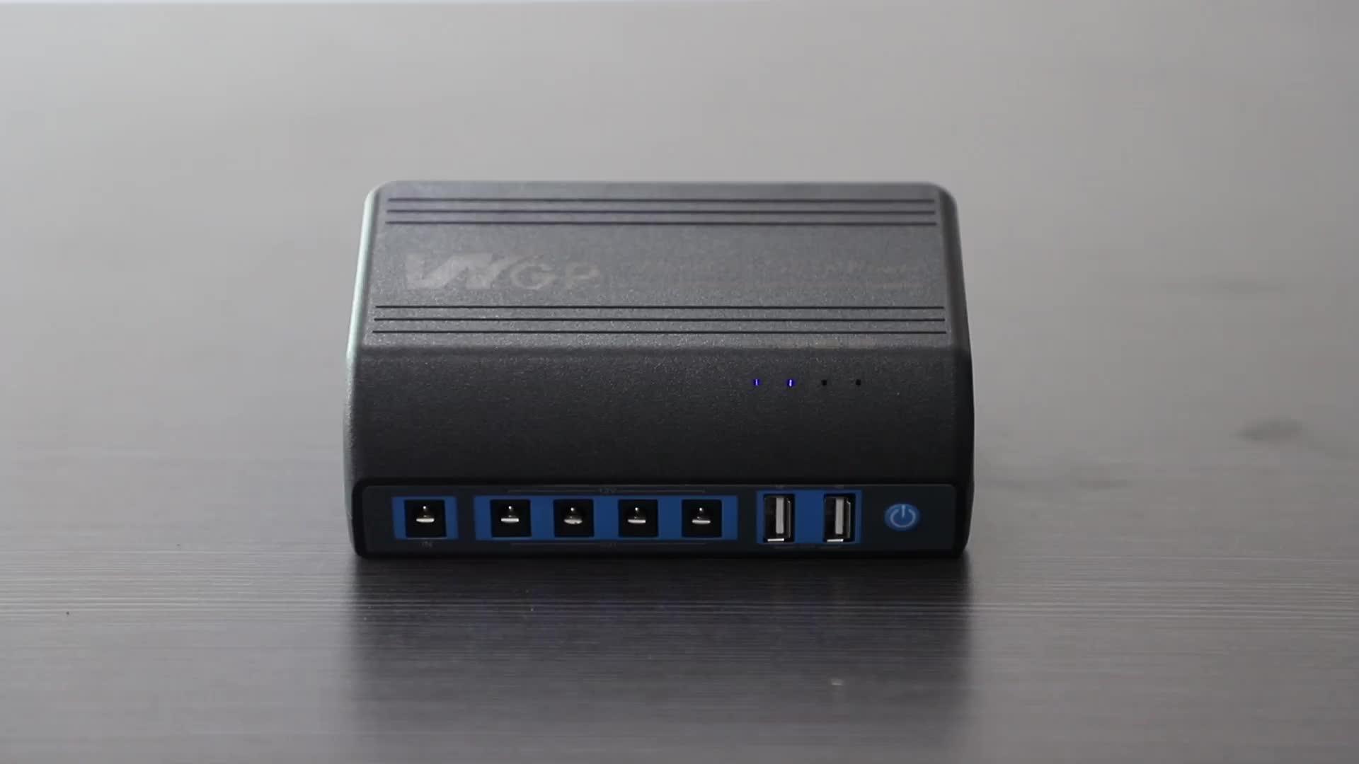 Custom 12v 2a Output Powerbank 18650 Portable Lithium Battery Power ...