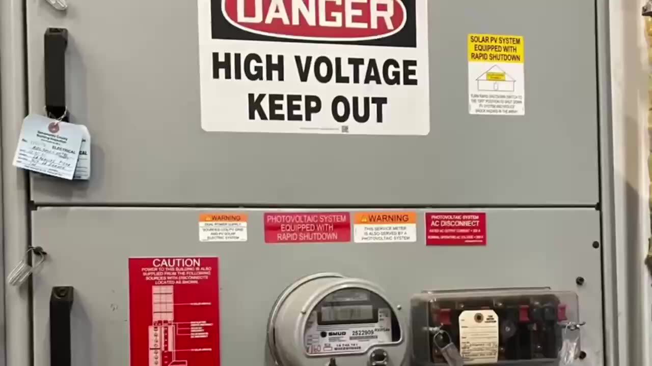 Danger Ac Disconnect Hazard Sign Hazard Labels Label Decal Sticker ...