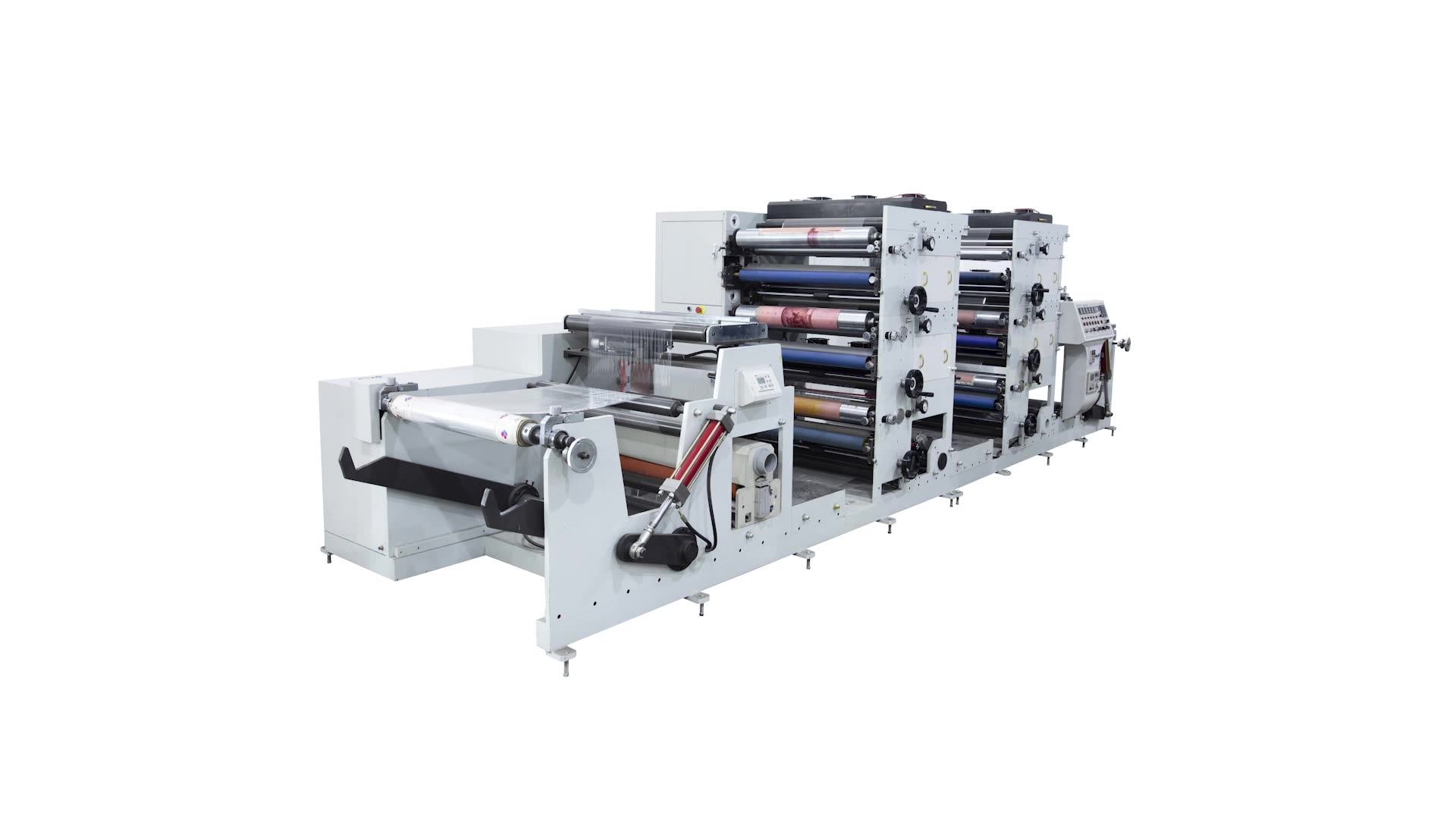 7 Color 7uv Pvc Flexo Press Aluminum Foil Flexo Graphic Printing ...