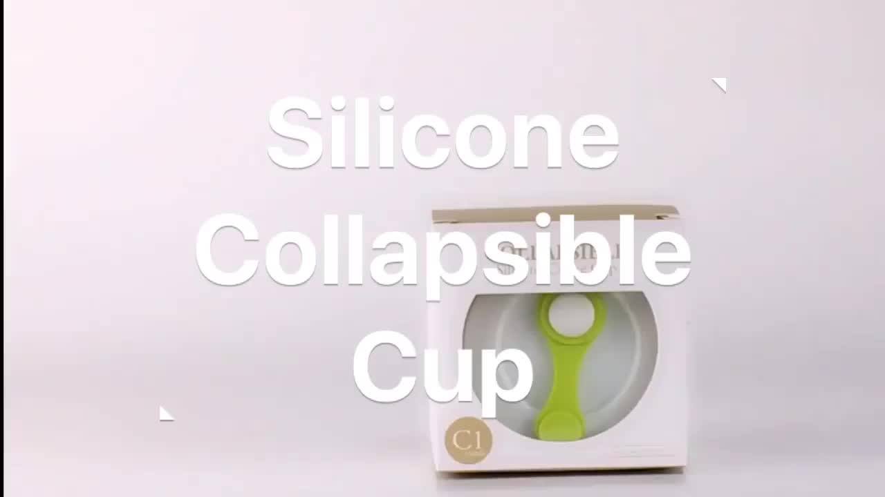 Collapsible Silicone Rubber Folding Cup Silicone Foldable Cup ...