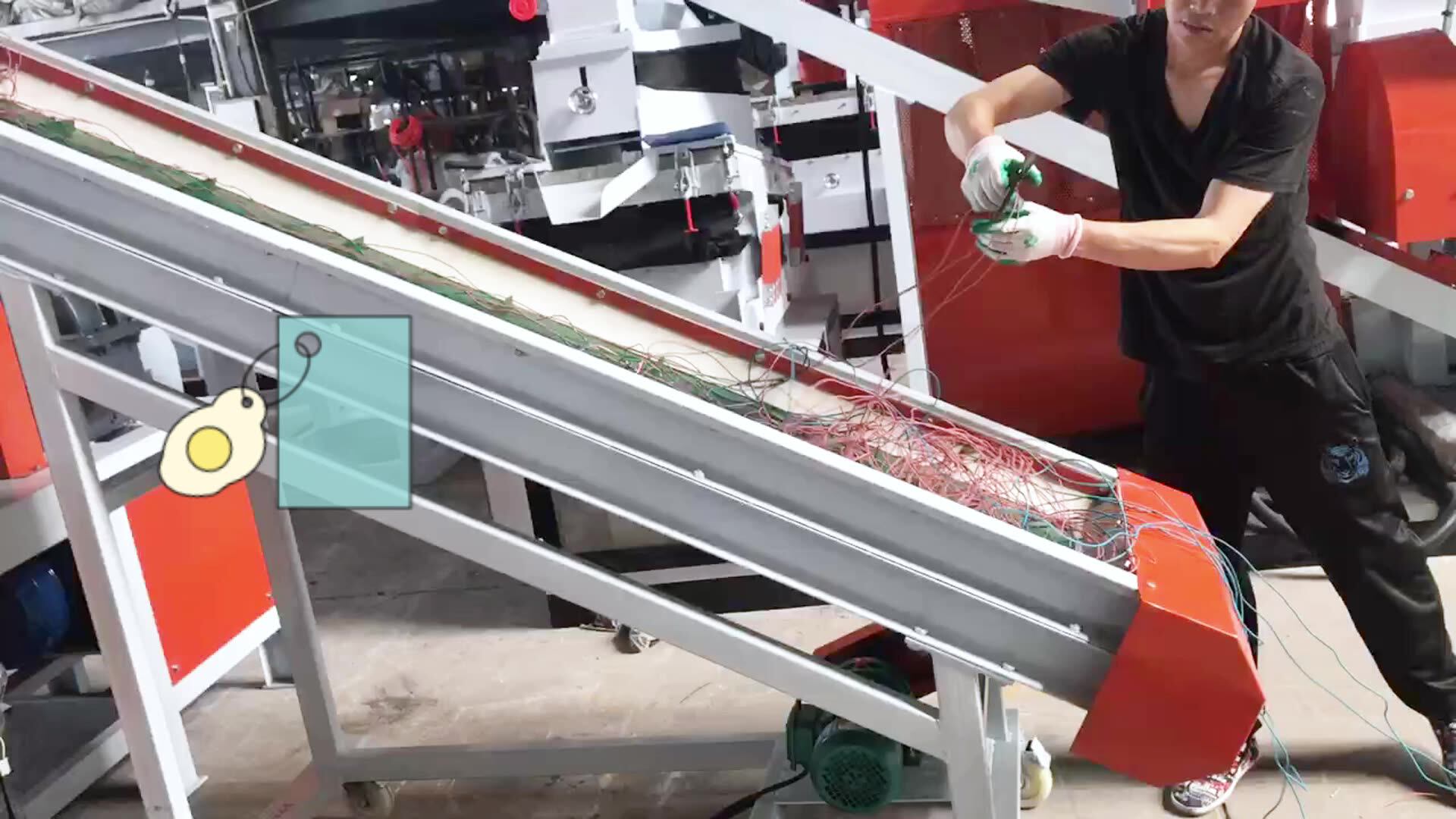 High-end A-list Copper Cable Granulating Crusher Machine Wasted Wire ...