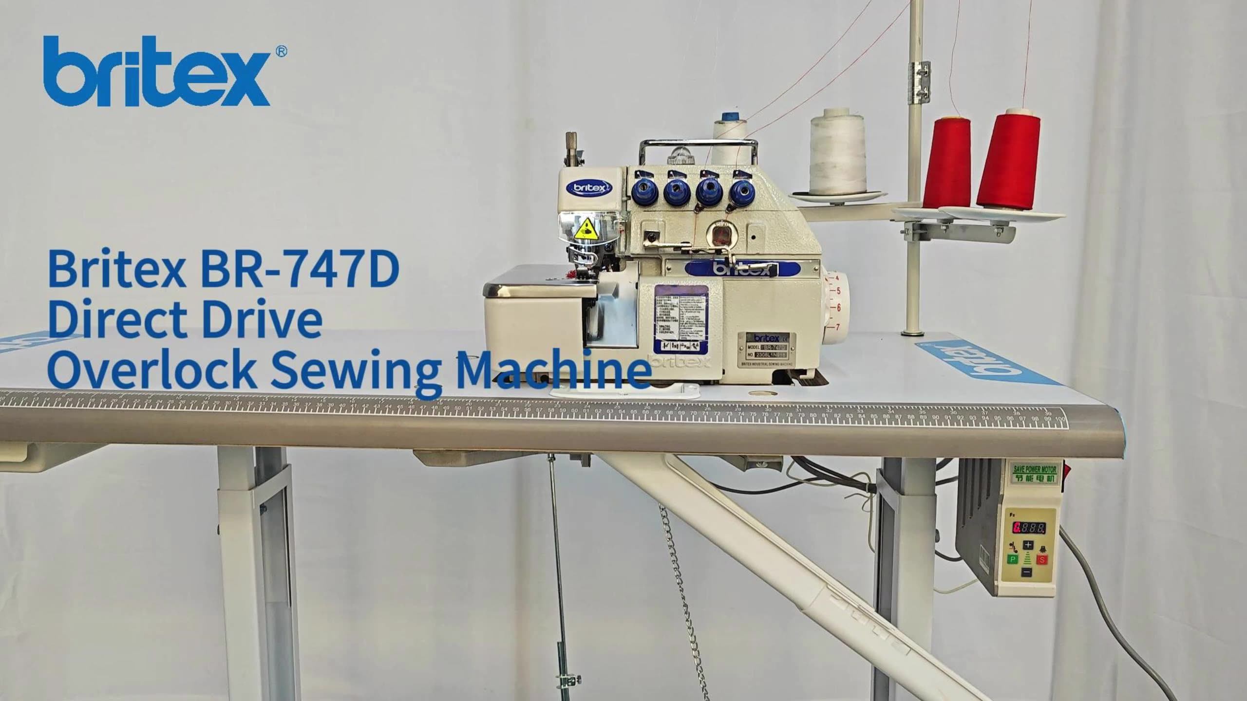 Hot Selling Britex 747 High Speed Four 4 Thread Overlocker Industrial ...