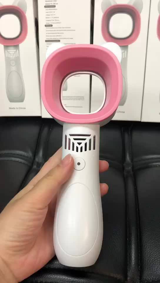 Portable Handheld Bladeless Fan Cooling Usb Mini Fan Desktop Quiet 3 ...