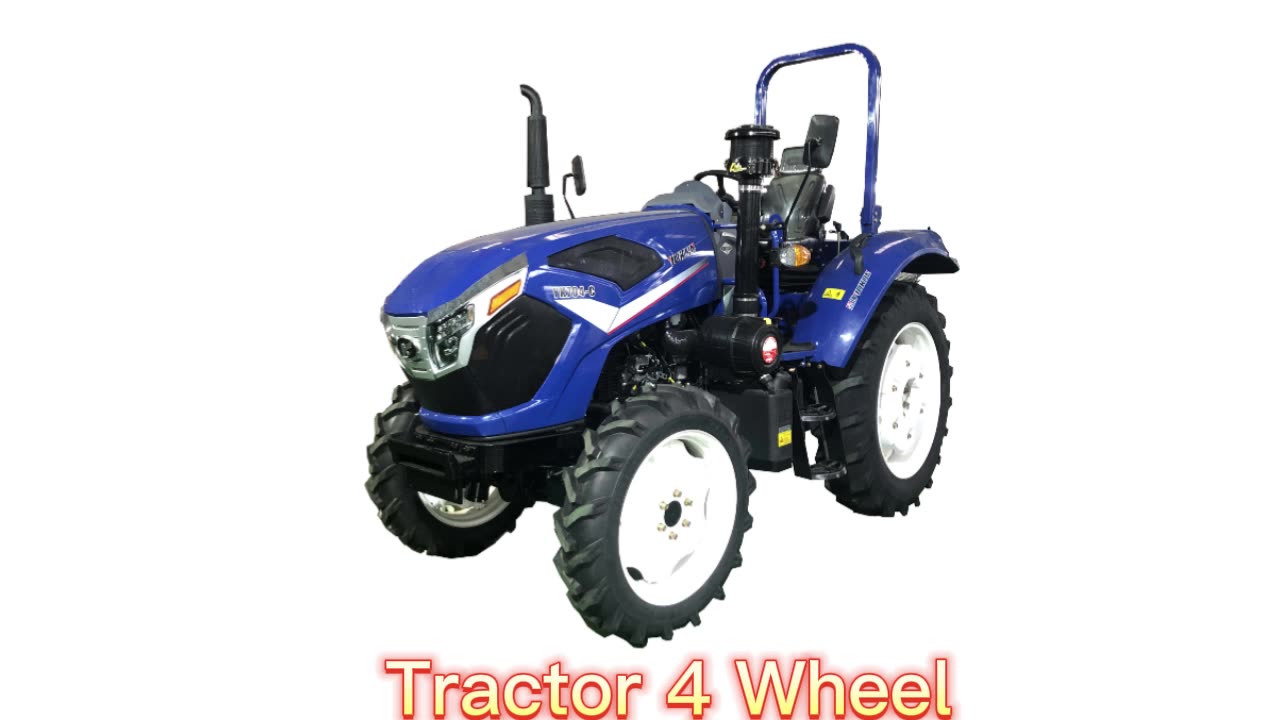 70hp Agricultural Tractor 4 Wheel Drive With Rops Agricultural Machinery & Equipment Farm ...