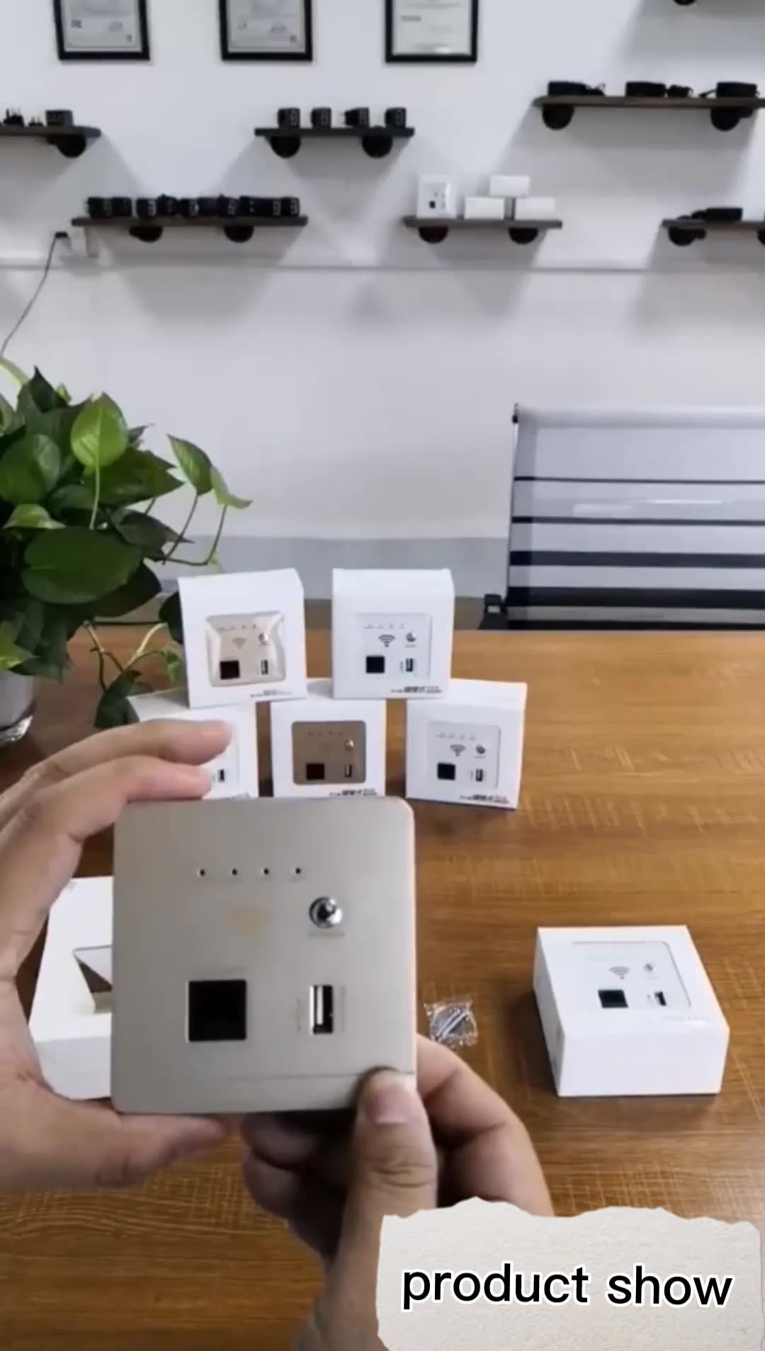 220v Power Ap Relay Smart Wireless Wall Embedded 2.4ghz 300mbps Router ...