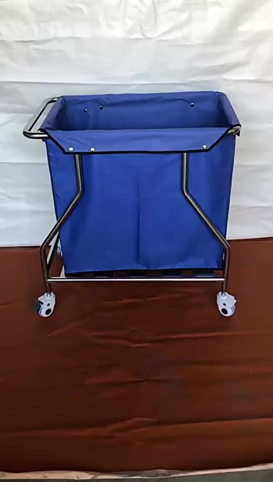 201 304 Stainless Steel Contaminant Garbage Medical Waste Laundry Cart ...