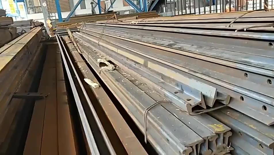 Hot Sale Steel Rails For Heavy Industrial Tracks Main Components Of ...