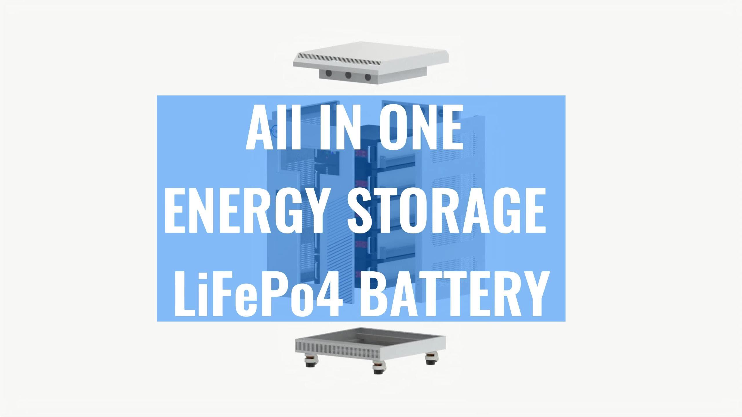 4u Rack Mounted 6000 Cycles 48v Lifepo4 Solar Battery 400ah Energy ...