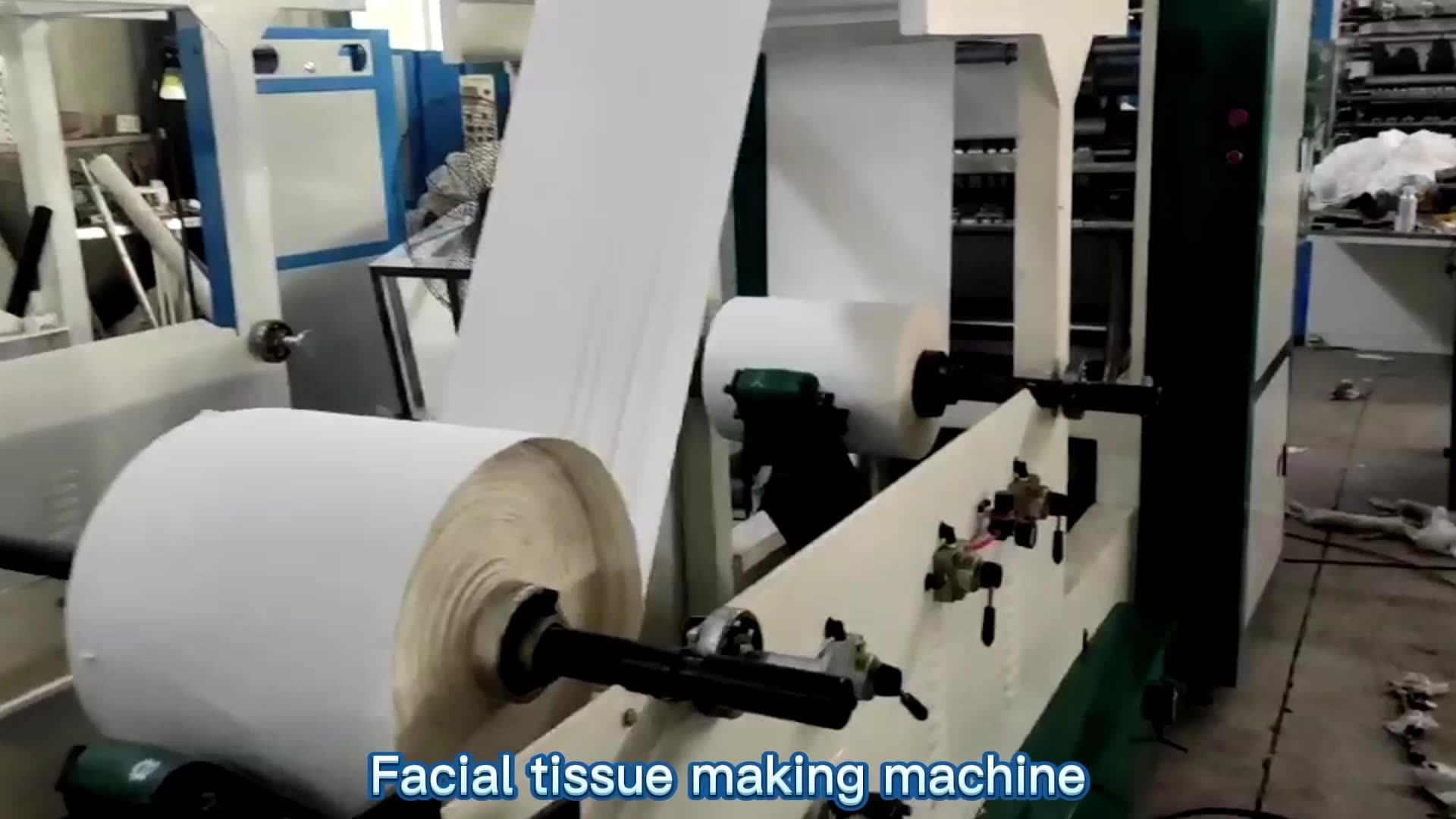 Fully Automatic Facial Tissue Machine Tissue Paper Folding Machine ...