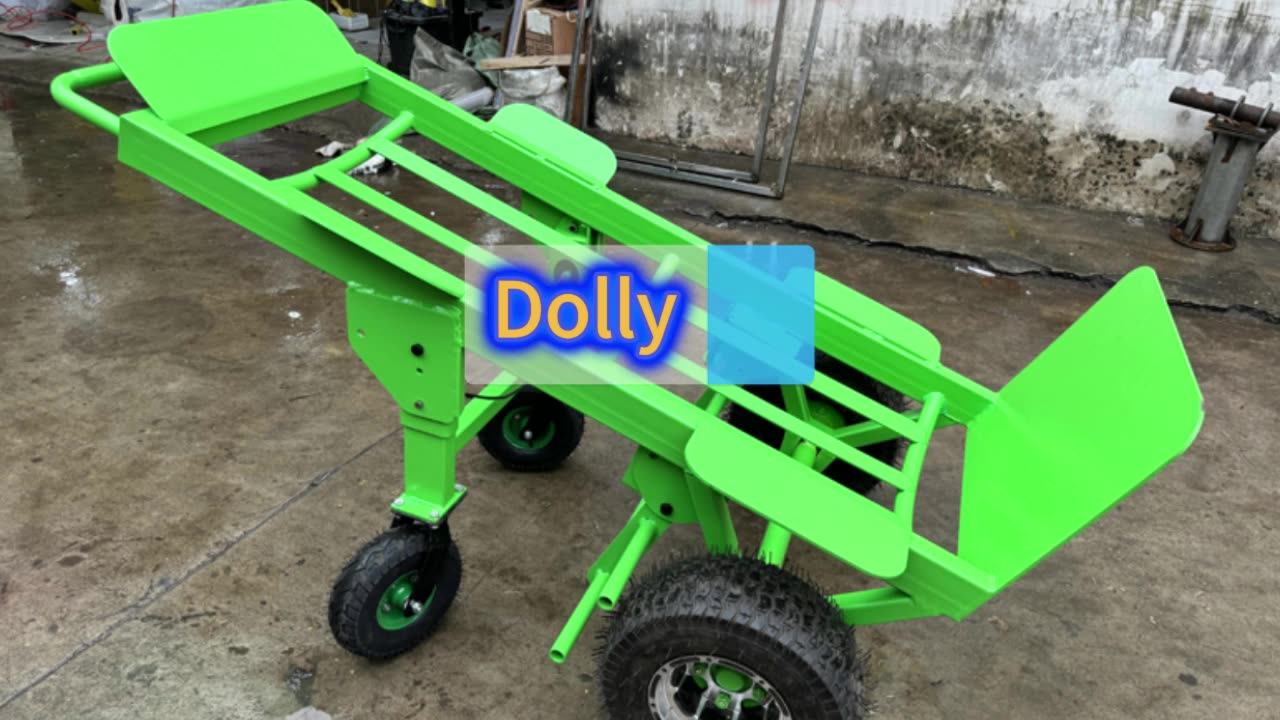 Large Load Capacity Inflatables Folding Storage Trolley Cart Platform Folding Hand Truck Manual ...