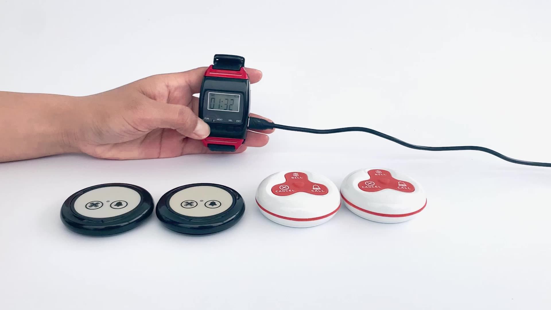 Best Waterproof Wireless Rf Pager For Bar Restaurant Customer Buzzer ...