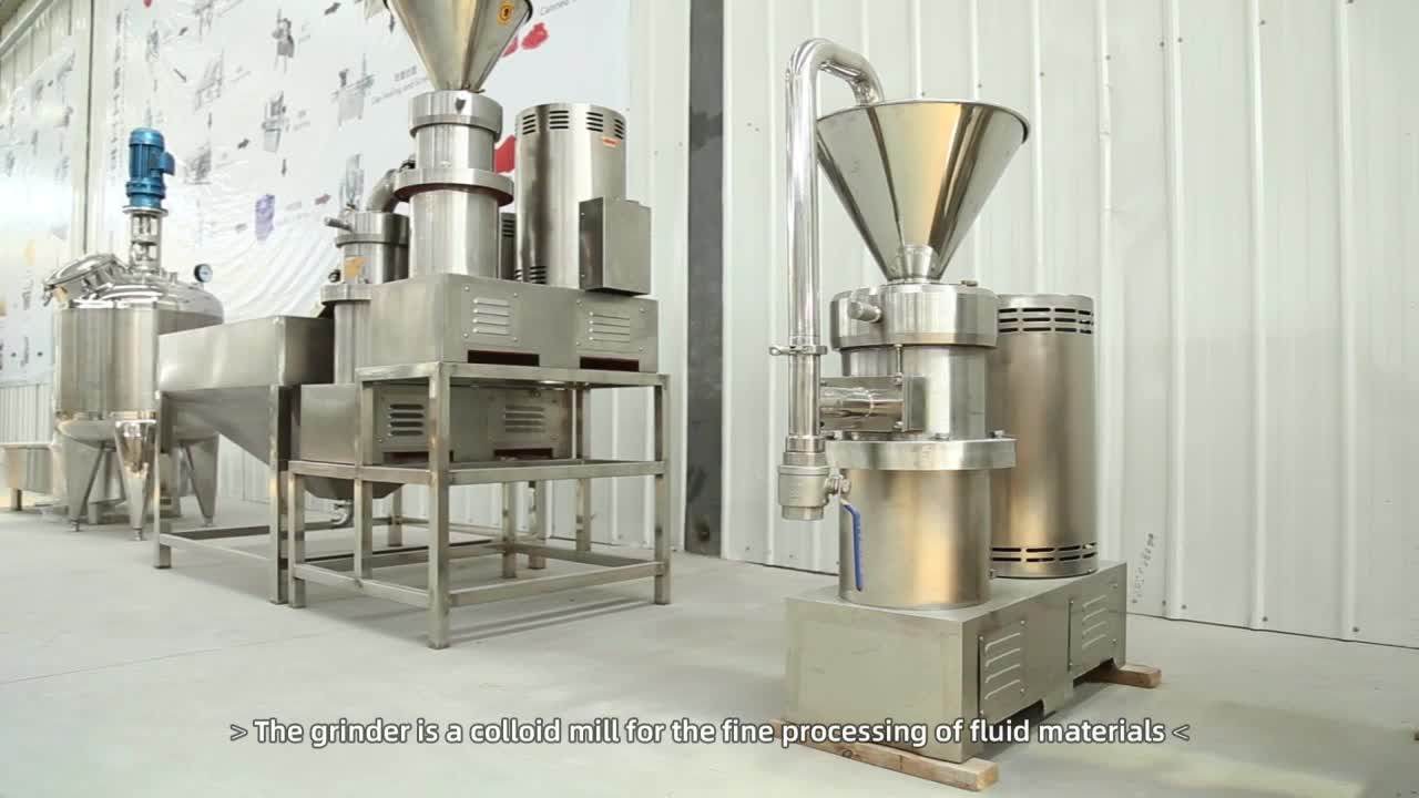 Sesame Butter Tahini Processing Line For Tahini Halva Production Line ...