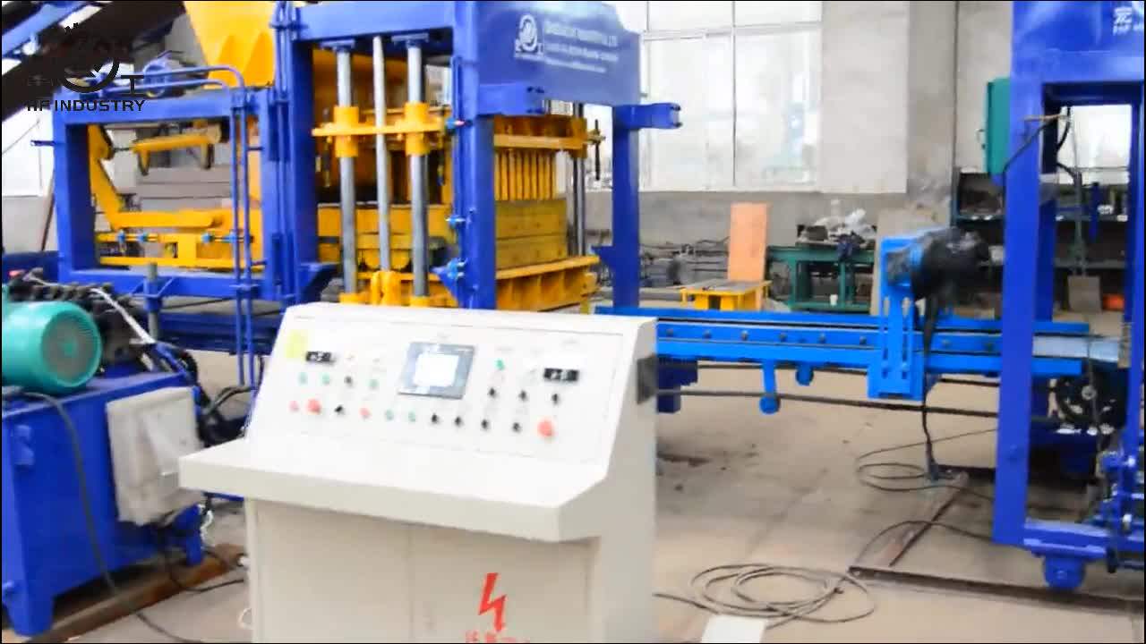 Full Automatic Brick Making Machine Concrete Block Molding Machine Qt5 ...