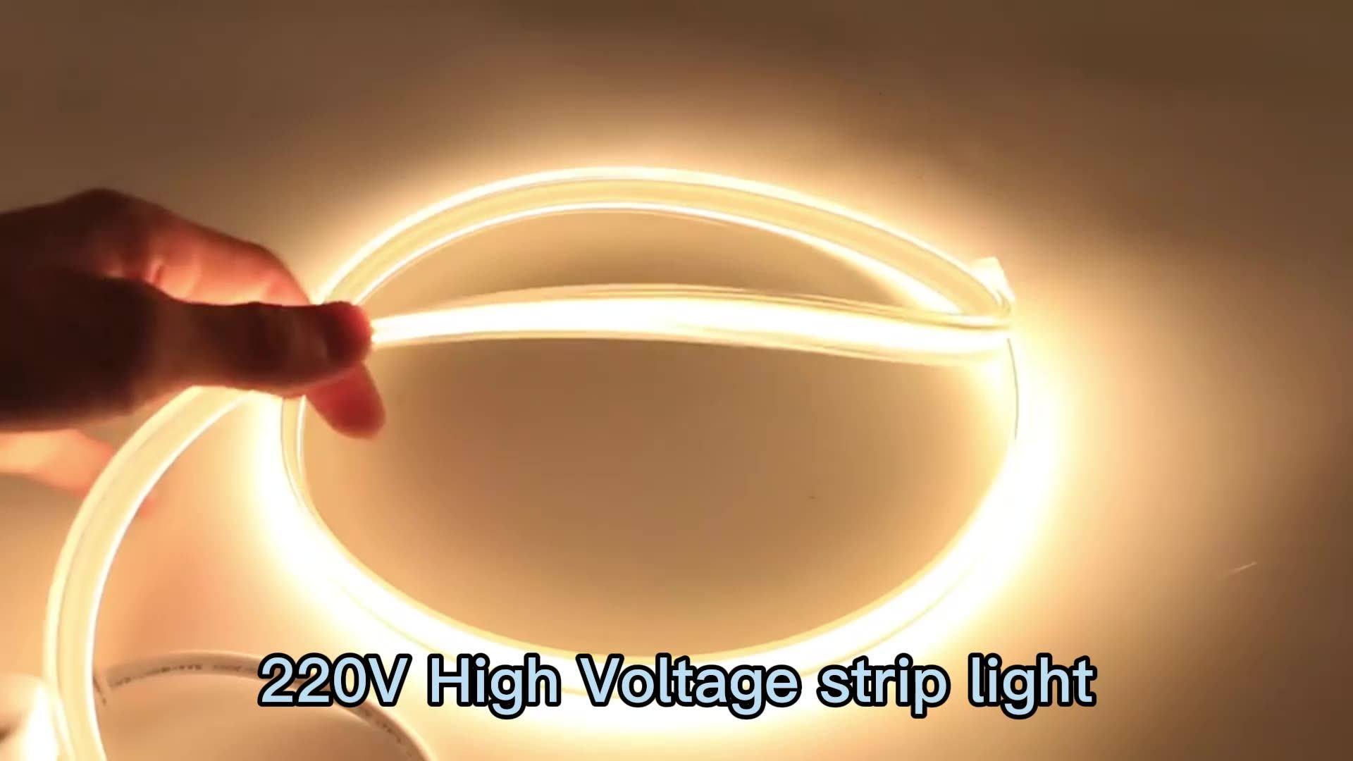 220v High Voltage Strip Lamp 14watt 280leds Silica Gel Cover Ip20 Led ...