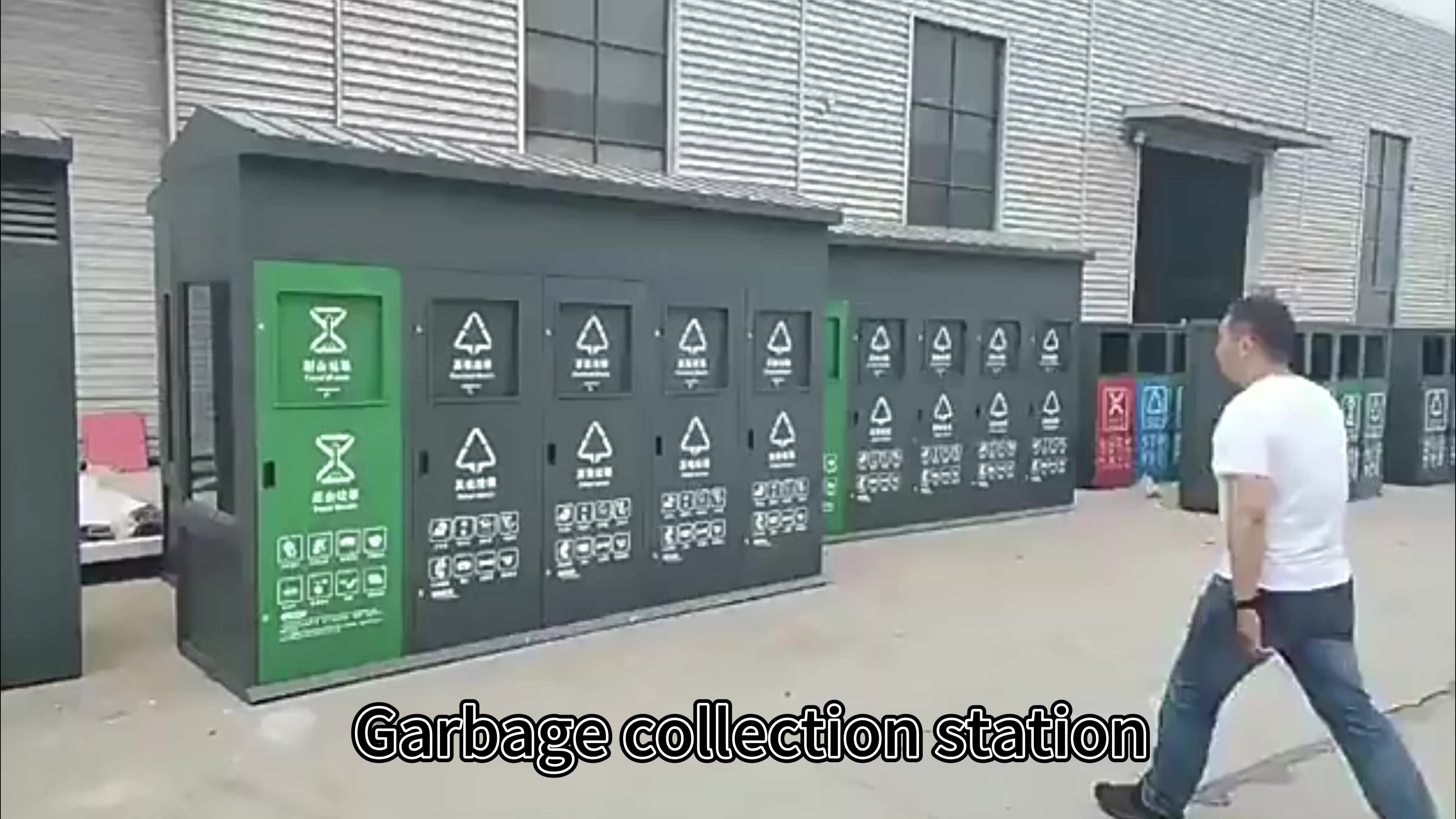 High Quality Outdoor Garbage Sorting Kiosk Community Intelligent ...
