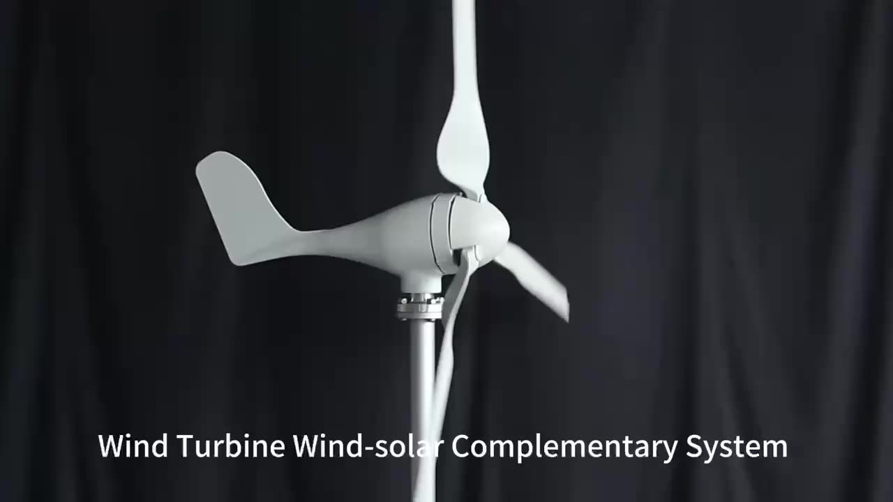 Wind Tturbine Horizontal Axis Small Wind Turbine Xtl-a1-100w Wind And Solar Complementary Street ...