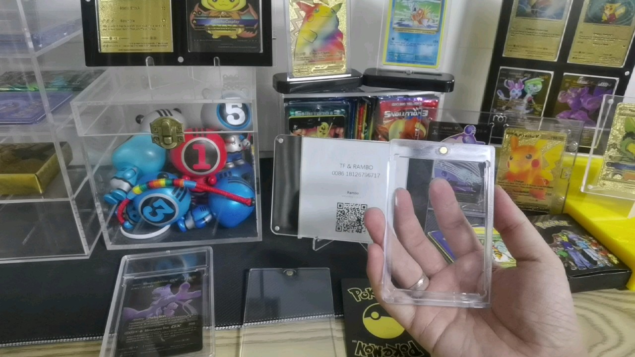 Rambo Clear Acrylic Single Pack Cases For Booster Etb Box Display Case ...