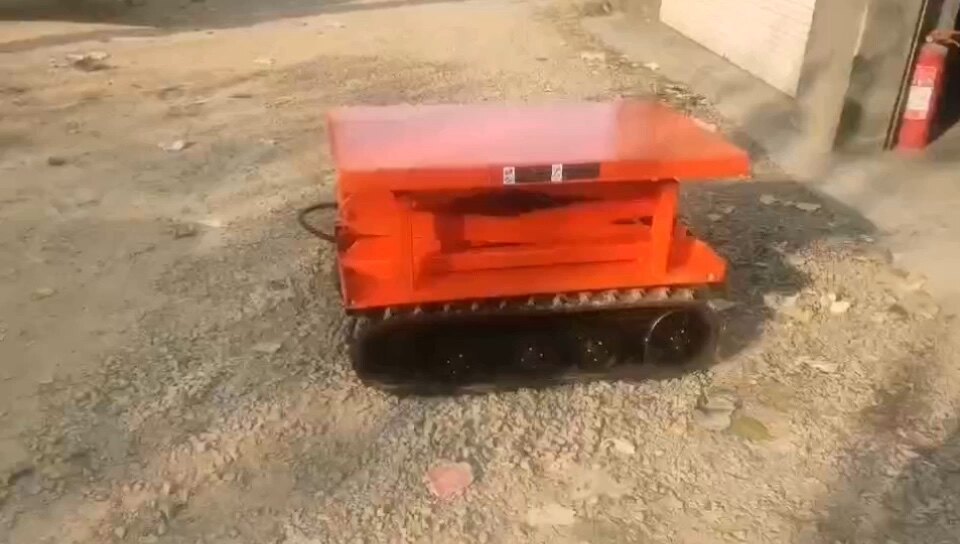 Robot Rubber Tracked Small Machine Max Load 300kgs Tracked Robot ...