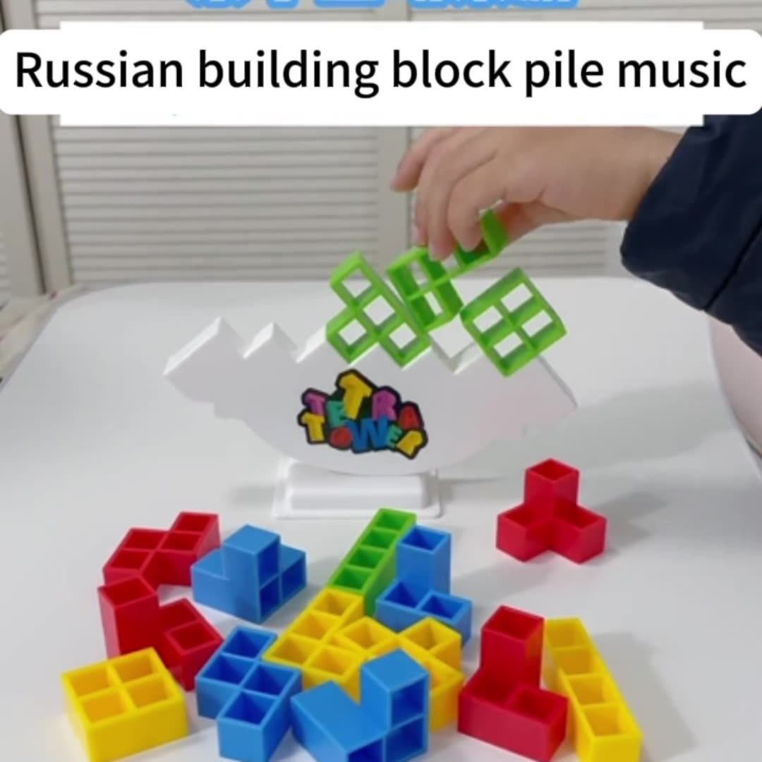 Board Games Hand-eye Coordination Assembly Bricks Balance Puzzle Board ...