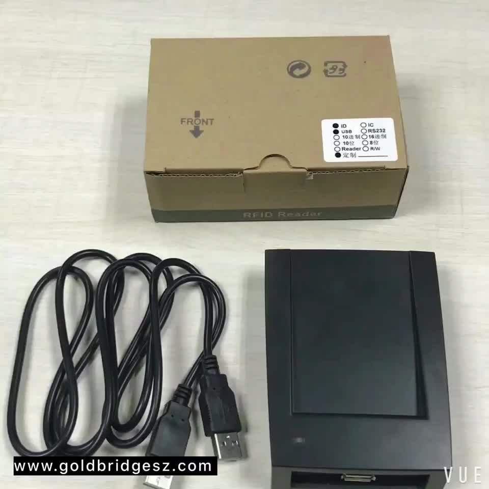 Desktop Mini Usb 125 Khz 125khz Rfid Id Card Tag Reader For Access ...