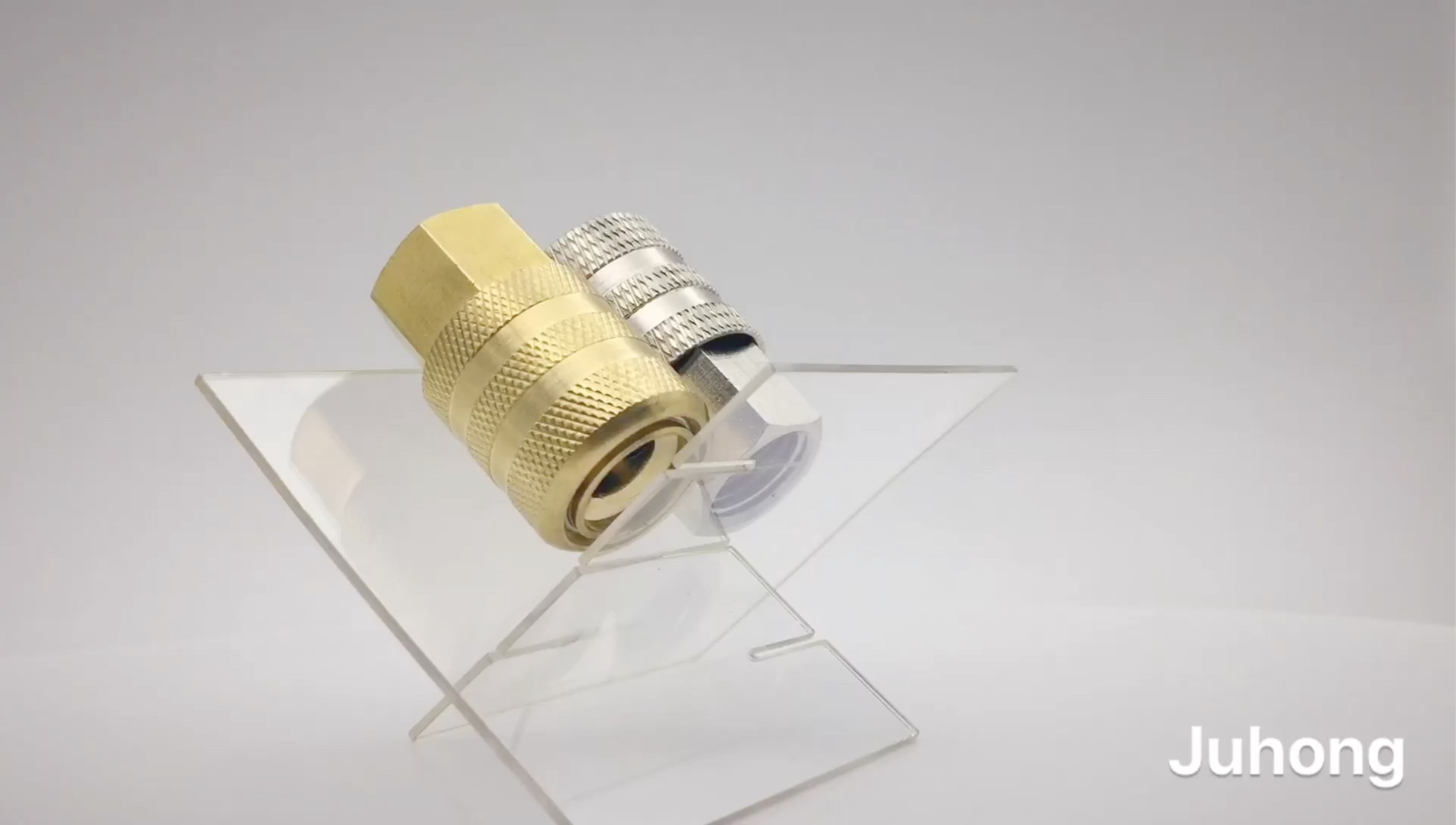 Quick Coupler Air Chuck Brass Stem 1/4" Npt Open / Closed End Nickle ...