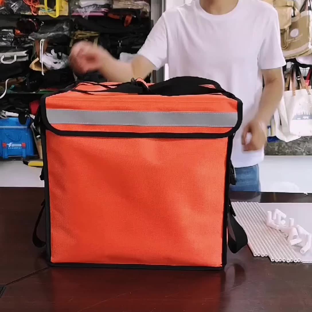 Heavy Duty Waterproof Motorcycle Cooler Bags Insulated Tote Bike ...