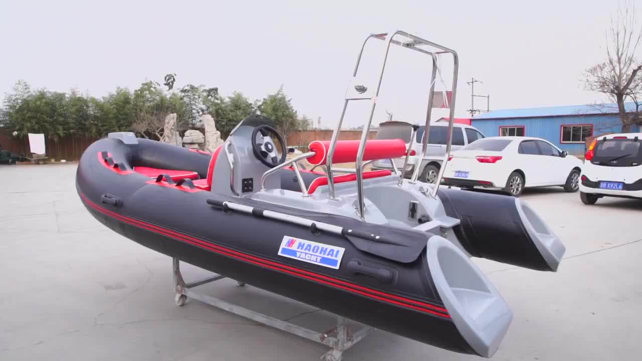 Lancha Inflable Rígida Para 4 Personas,Suelo De Fibra De Vidrio Para ...