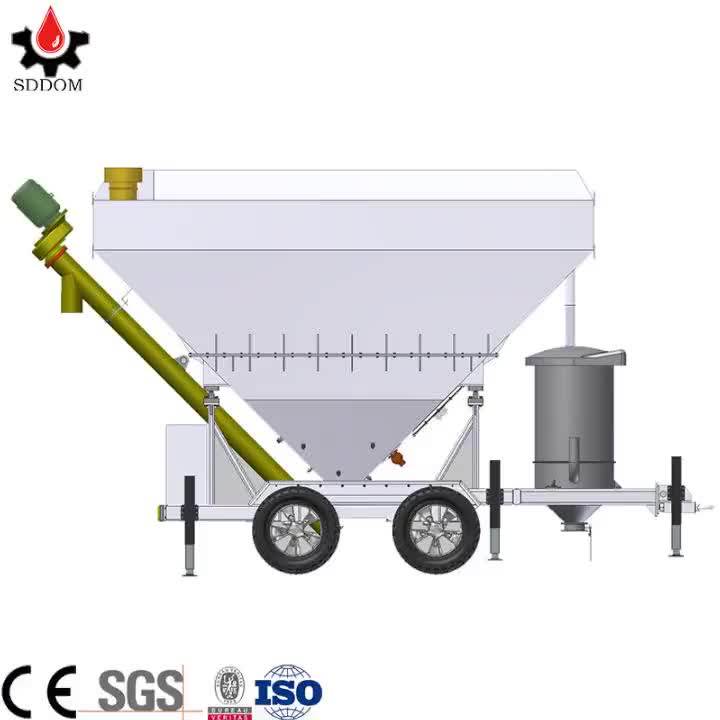 Small Capacity Bulk Cement Hopper,Big Bag Cement Silo With Screw ...