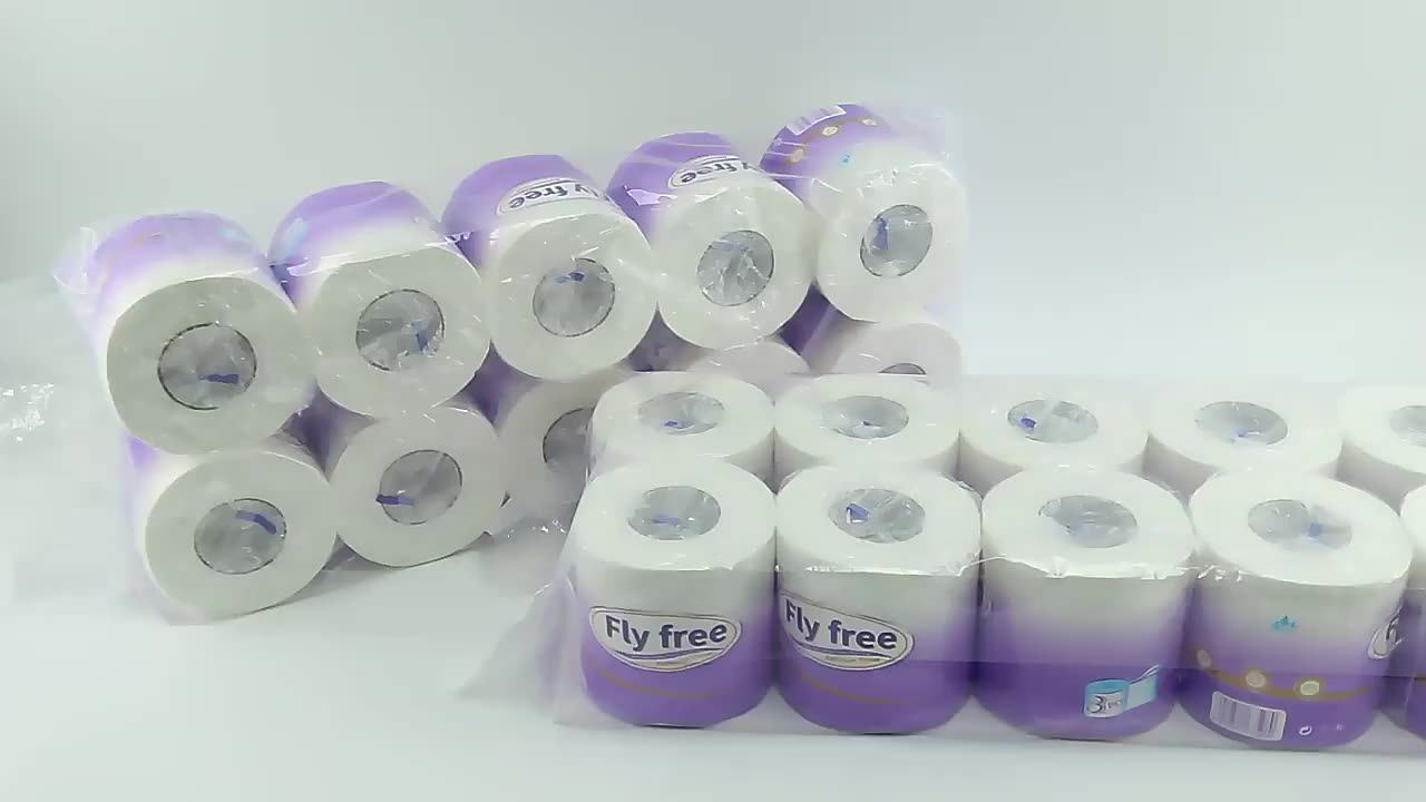 Wholesale Embossed Virgin Bamboo Pulp Tissue Paper Custom 1/2/3/4 Ply ...